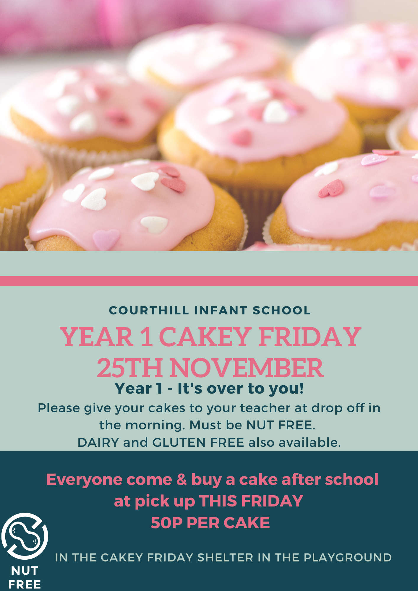 Year 1 Cakey Friday - 25th November - courthillpta.co.uk